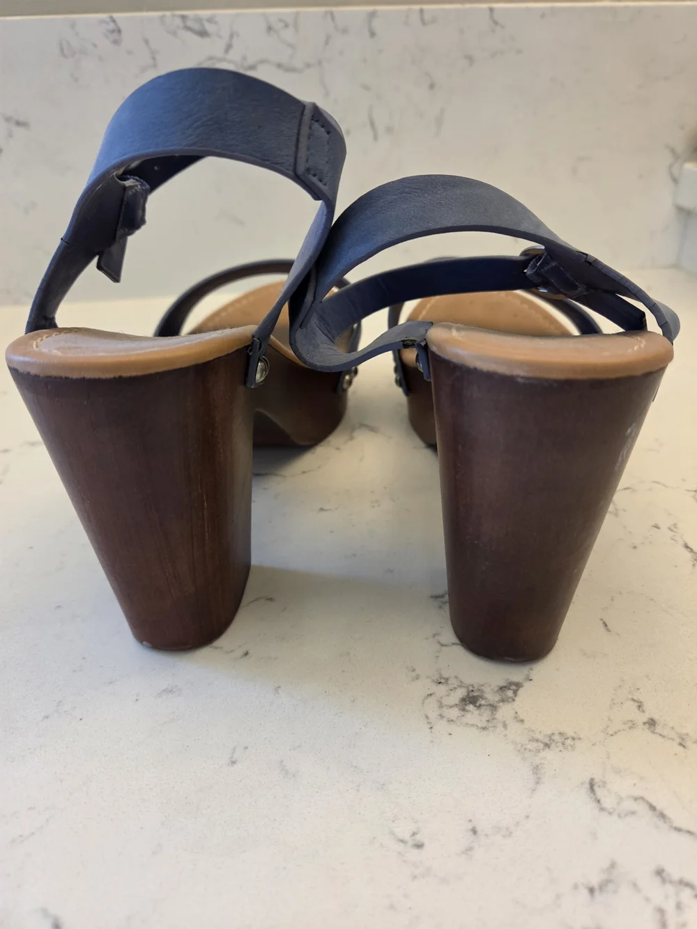 Madden Girl | Shoes | Madden Girl Blue Anklestrap Flat Sandals | Poshmark